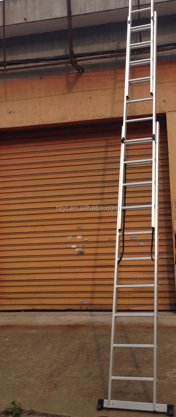 Aluminum combination ladder triple extension ladder with 3x10 - Buy ...